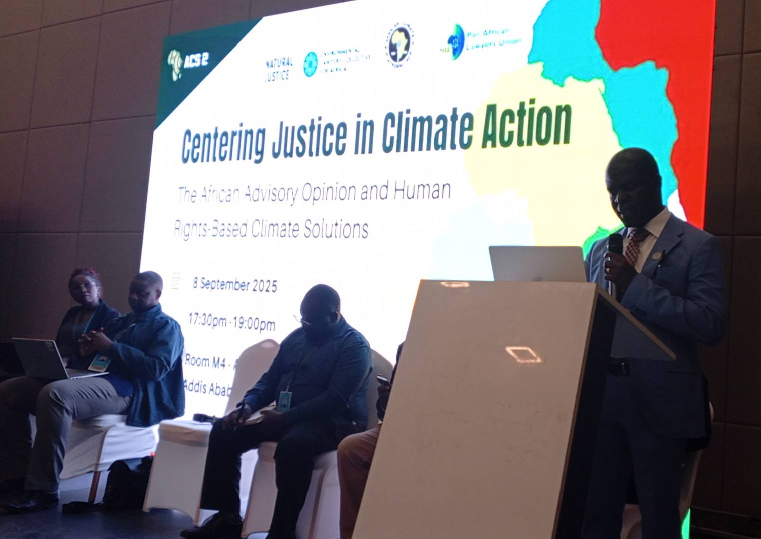 EPA Liberia Chief Executive Officer delivers remarks at the Centering ...